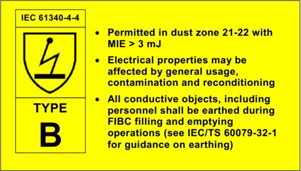 Type B FIBC Bags For Sale | Type B Bulk Bags - Palmetto Industries